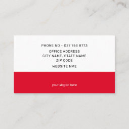 Custom Political Campaign Election Business Card | Zazzle