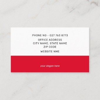 Custom Political Campaign Election Business Card | Zazzle