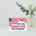 Custom Political Candidate 2024 Election Campaign Business Card | Zazzle