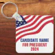 Custom Political Candidate 2024 Election Campaign Keychain | Zazzle