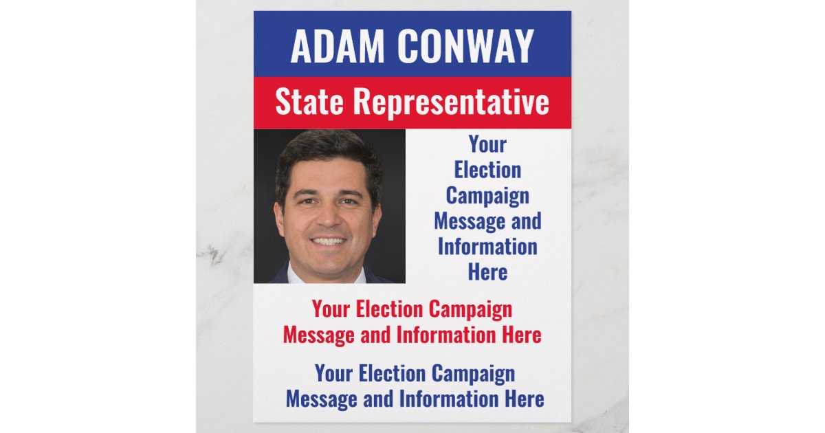 Custom Political Election Campaign Flyer | Zazzle