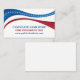 Custom Political Election Candidate 2024 Business Card | Zazzle