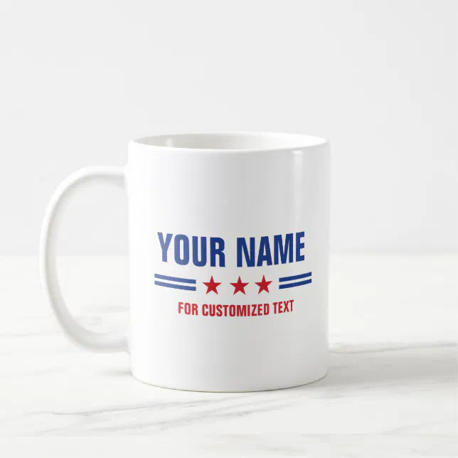 Custom Political Logo (Biden Design) Coffee Mug | Zazzle