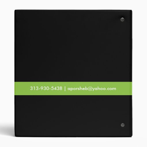 Custom Portfolio Binder | Zazzle