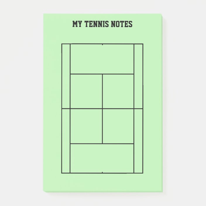 Custom Post-it® notes for tennis player and coach | Zazzle.com