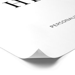 Custom Poster Printing 11x17" Wall Art Sign | Zazzle