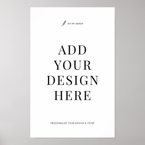 Custom Poster Printing 11x17" Wall Art Sign | Zazzle