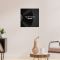 Custom POSTER with Vinyl Design Background | Zazzle