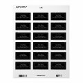 Custom Pre-addressed Black & White Mailing Labels | Zazzle