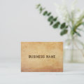 Custom Premium Thick Luxe Nostalgic Old Paper Look Business Card | Zazzle