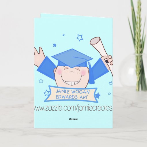 Custom Preschool / Kindergarten Boy Graduation Card | Zazzle