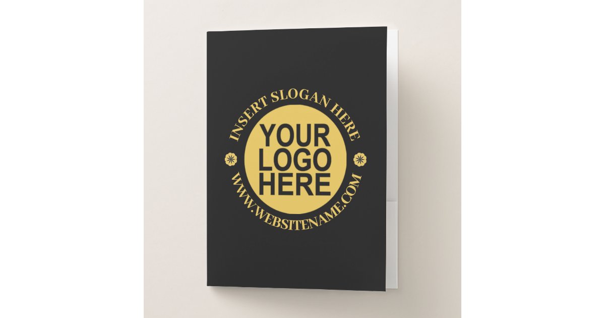 Custom Presentation Folder Logo | Zazzle
