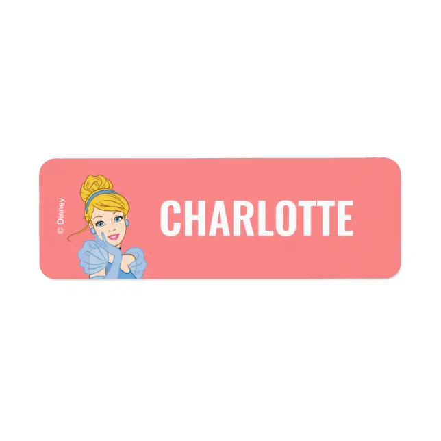 Custom Princess Cinderella Back to School Labels | Zazzle