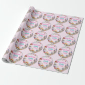 Custom Princess Fairy Daughters Birthday Fairycore Wrapping Paper | Zazzle