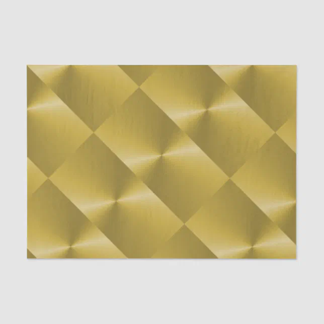 Custom Print Effect Gold Metallic Tissue Paper | Zazzle