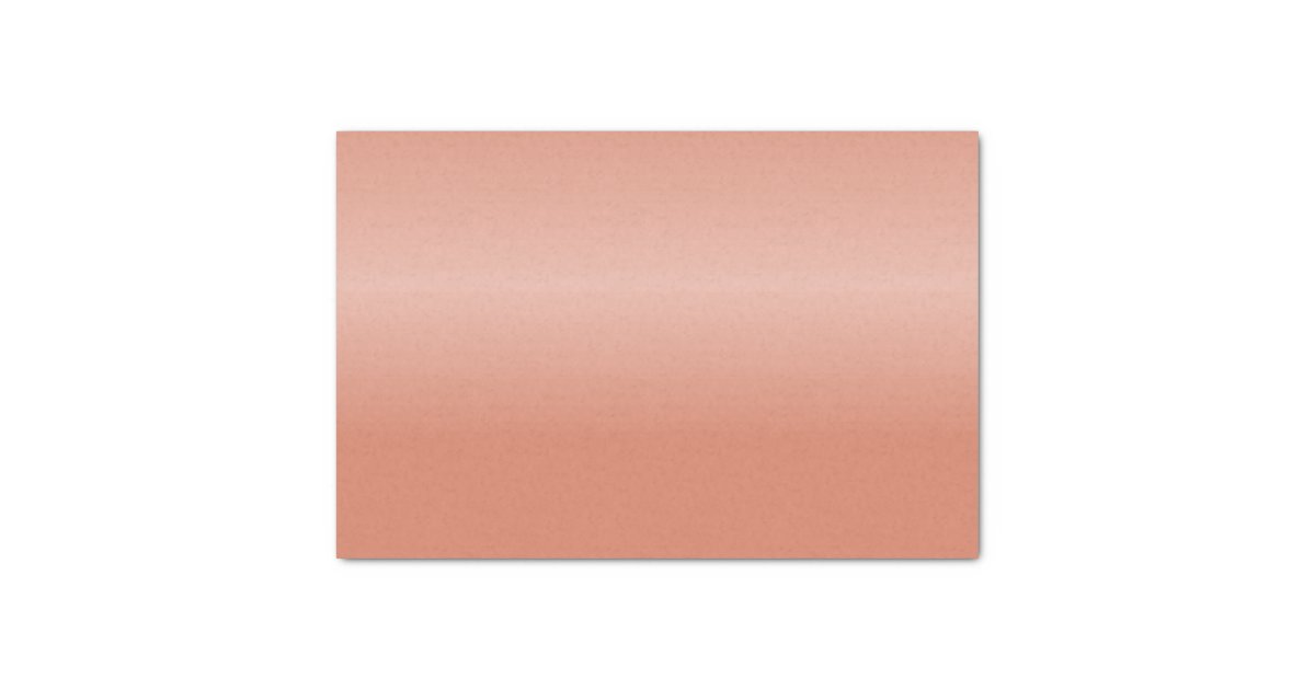 Custom Print Effect Rose Gold Tissue Paper | Zazzle