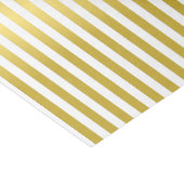 Custom Print Gold Effect Striped Tissue Paper | Zazzle
