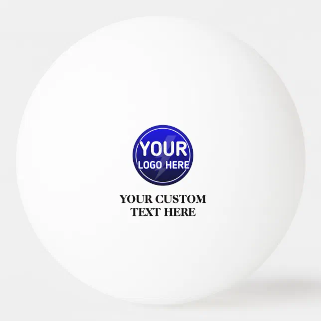 Custom printed logo promotional table tennis ball/ ping pong ball | Zazzle
