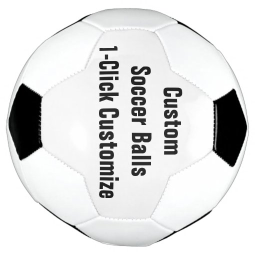 Custom Printed Personalized Soccer Ball | Zazzle