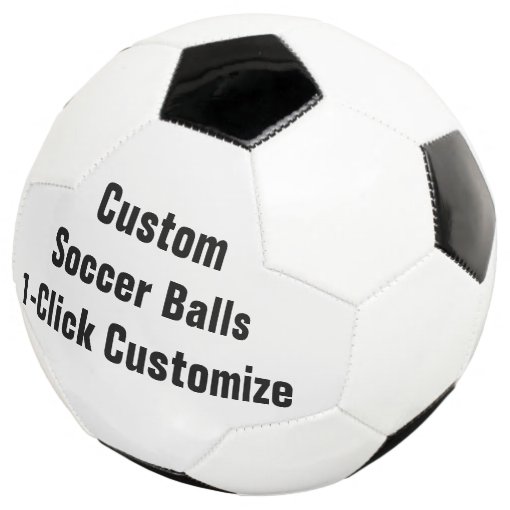 Custom Printed Personalized Soccer Ball | Zazzle