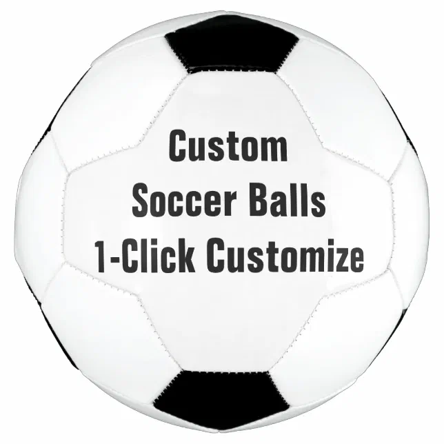 Custom Printed Personalized Soccer Ball | Zazzle