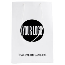 Custom Printed Shopping Bag Logo/Text | Zazzle