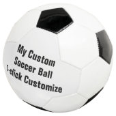 Custom Printed Soccer Ball Football Futbol | Zazzle