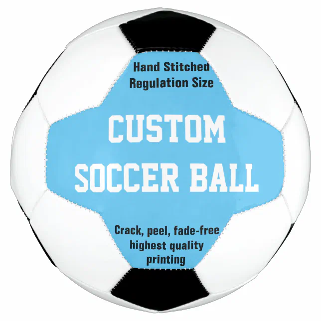 Custom Printed Soccer Ball to personalize | Zazzle