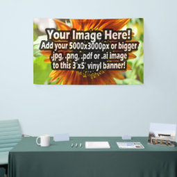 Custom Printed Vinyl Banner Full-Color Printing | Zazzle