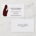 Custom Private Investigation Business Card | Zazzle