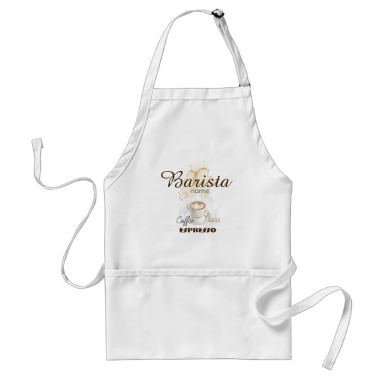 Custom Professional Barista Apron with Name | Zazzle.com