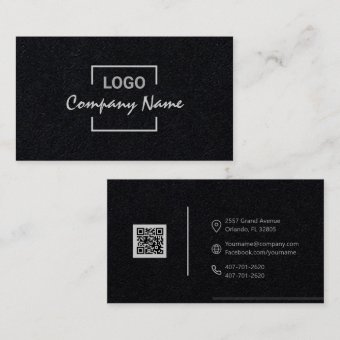 Custom Professional Business Card barcode Design | Zazzle