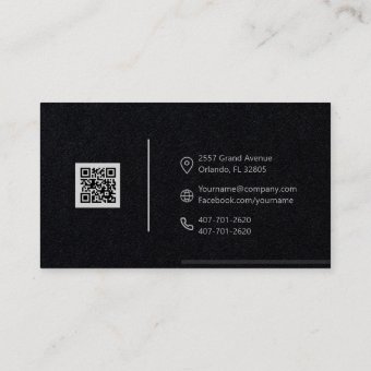 Custom Professional Business Card barcode Design | Zazzle