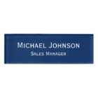 Professional Executive Office Business Magnetic Name Tag | Zazzle.com