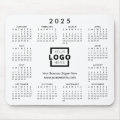 Custom Promotional Business Logo 2025 Calendar Mouse Pad | Zazzle