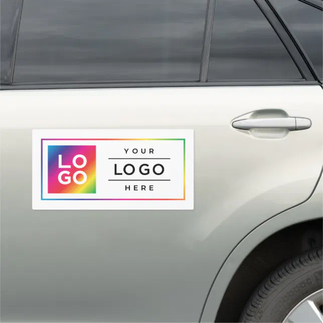 Custom Promotional Business Logo Branded Car Magnet | Zazzle