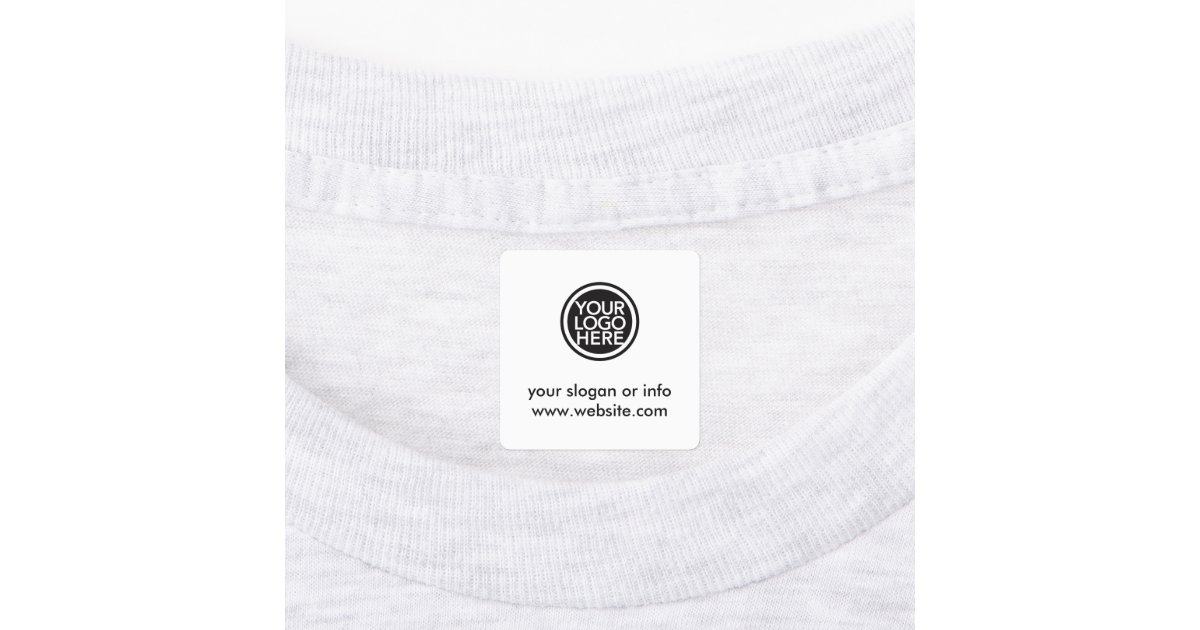 Custom Promotional Business Logo Labels | Zazzle