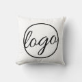 Custom Promotional Business Logo Throw Pillow | Zazzle
