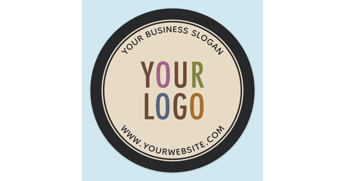Custom Promotional Business Stickers Company Logo | Zazzle