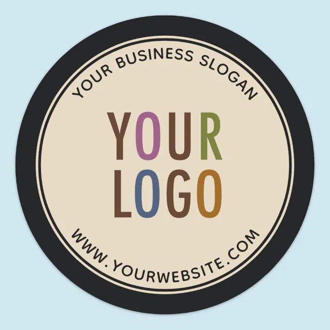 Custom Promotional Business Stickers Company Logo | Zazzle