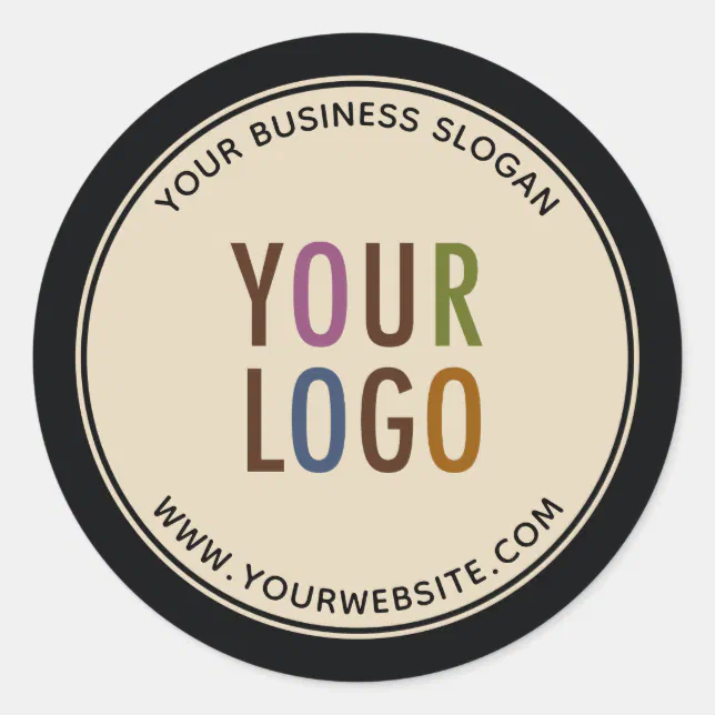 Custom Promotional Business Stickers Company Logo | Zazzle
