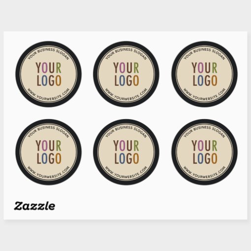 Custom Promotional Business Stickers Company Logo | Zazzle