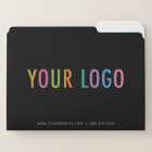 Custom Promotional File Folders with Company Logo | Zazzle