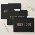 Custom Promotional File Folders with Company Logo | Zazzle