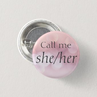 Custom Pronouns Button | Zazzle