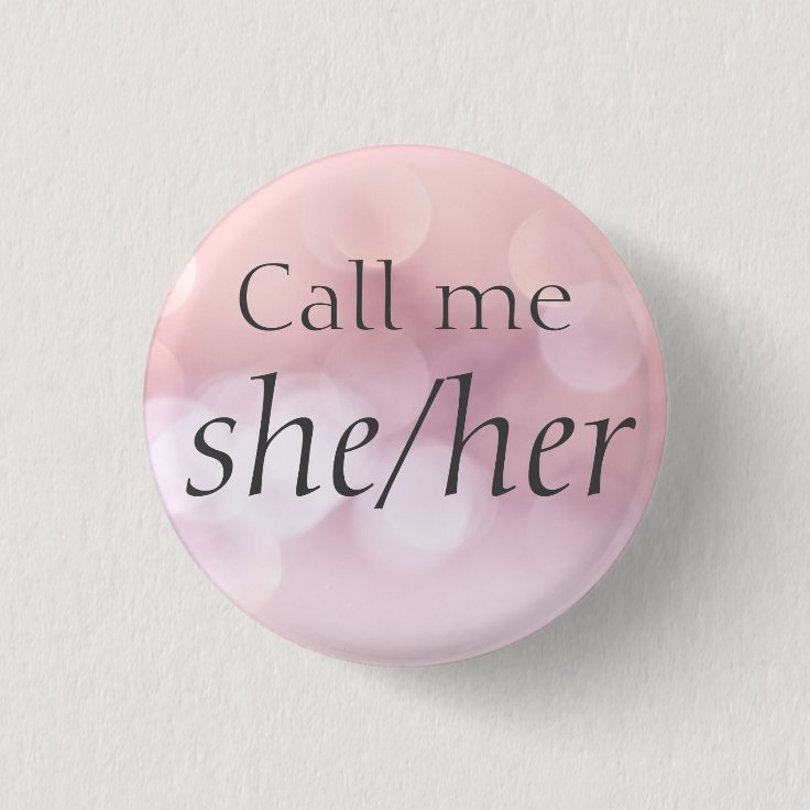 Custom Pronouns Button | Zazzle