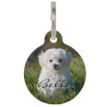 Custom Puppy Dog Personalized Photo Name Number Pet ID Tag | Zazzle