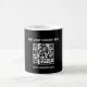 Custom Qr code black simple coffee business Mug | Zazzle