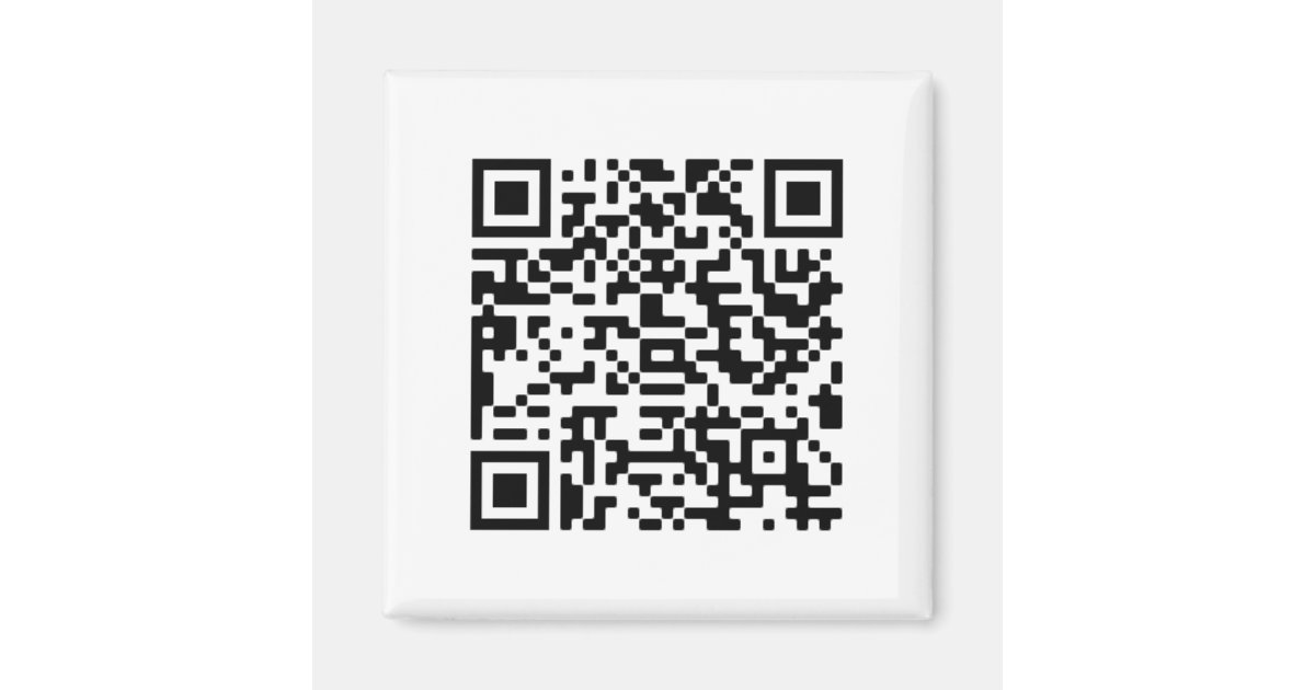 Custom QR Code business Magnet | Zazzle