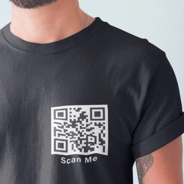 Custom QR Code For T-Shirt | Zazzle